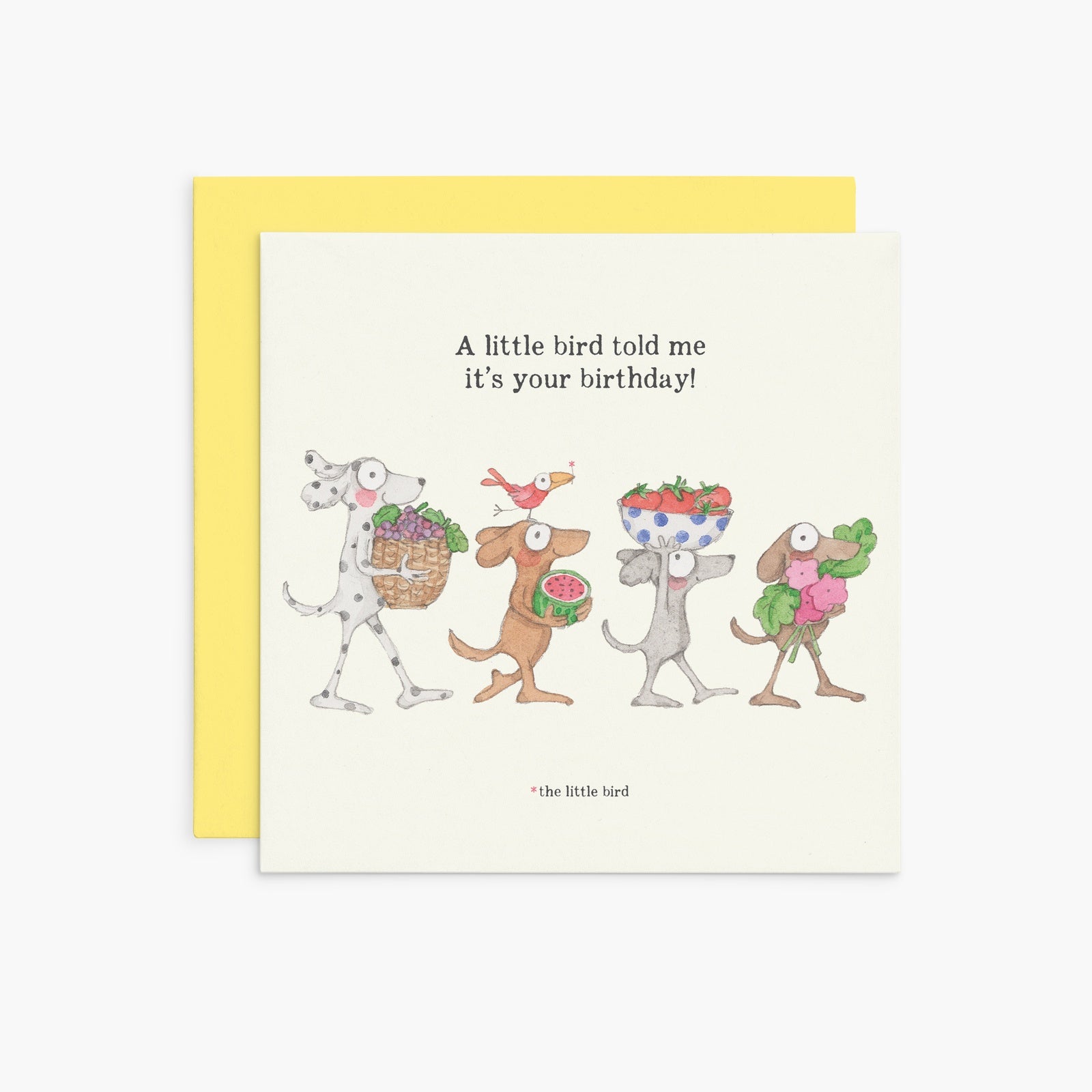 Card - A little Bird Told Me – Paper Republic