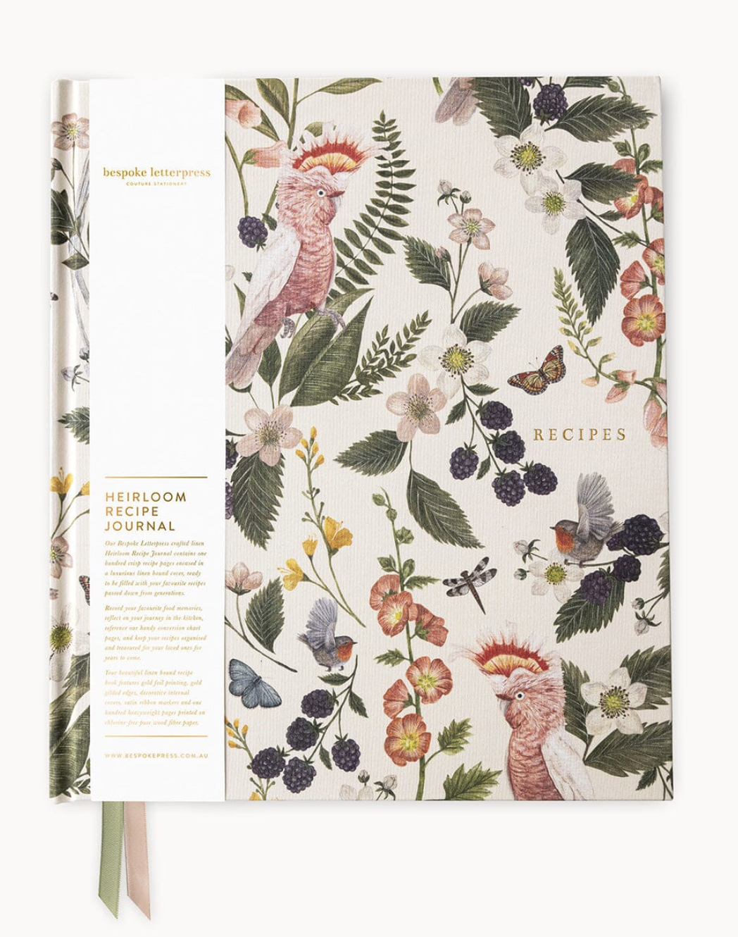 Bespoke Recipe Journal - Cockatoo – Paper Republic